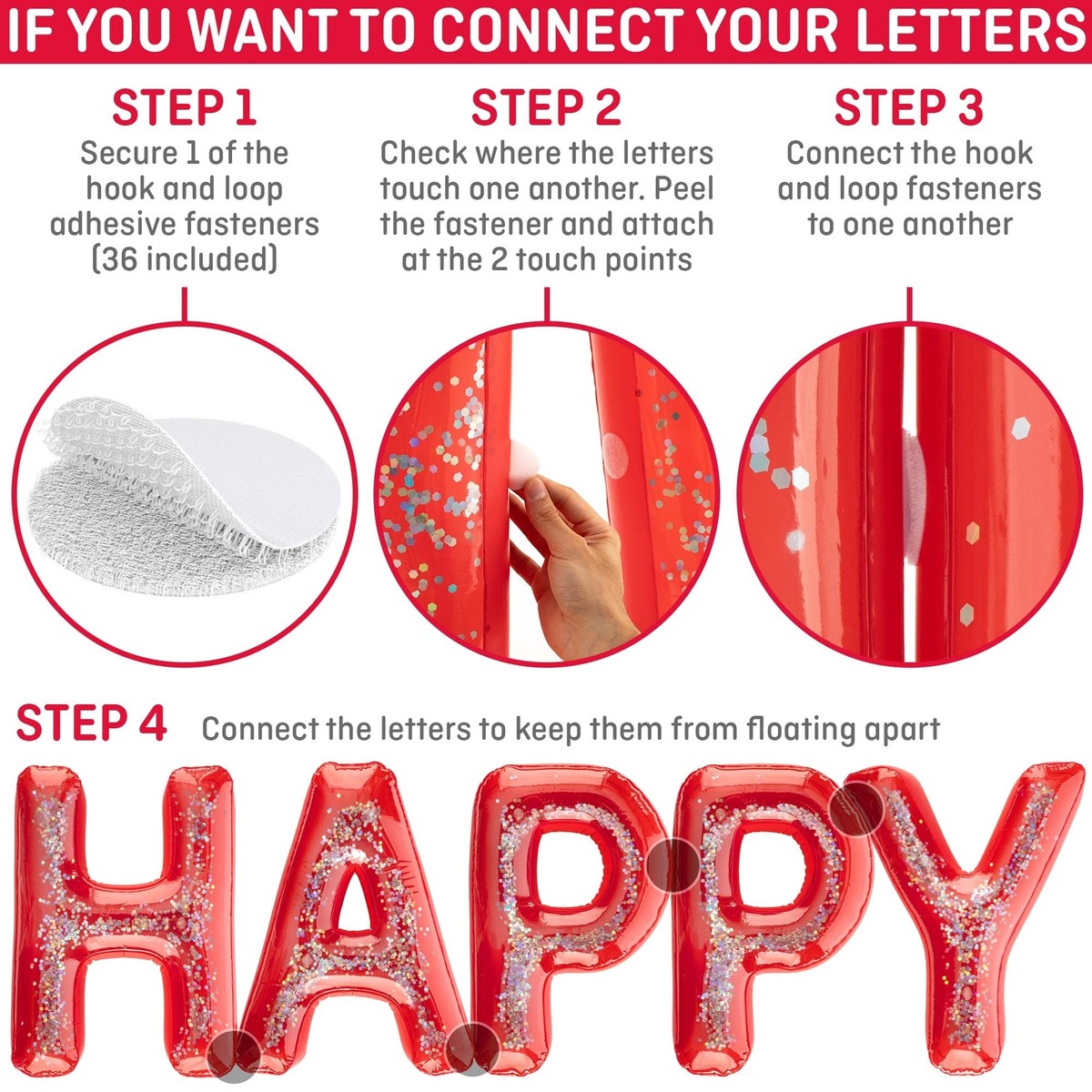 Inflatable Letter Balloons Shappy 20 Inch Happy Birthday Pool Floats ...