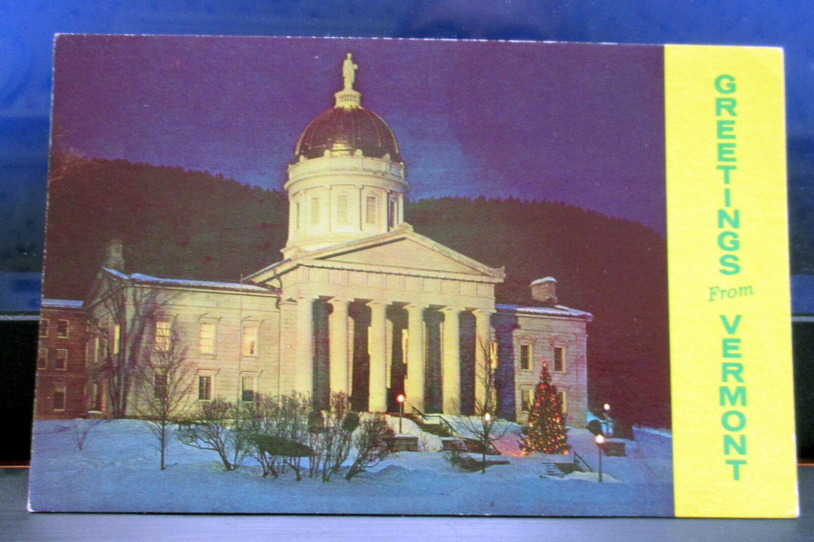 Vintage Postcard "Greetings From Vermont, State Capitol, Montpelier, VT ...