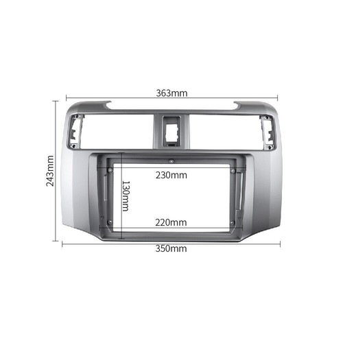 For Toyota 4Runner 4 Runner 2010-2023 9" Car radio Fascia Frame Panel ...