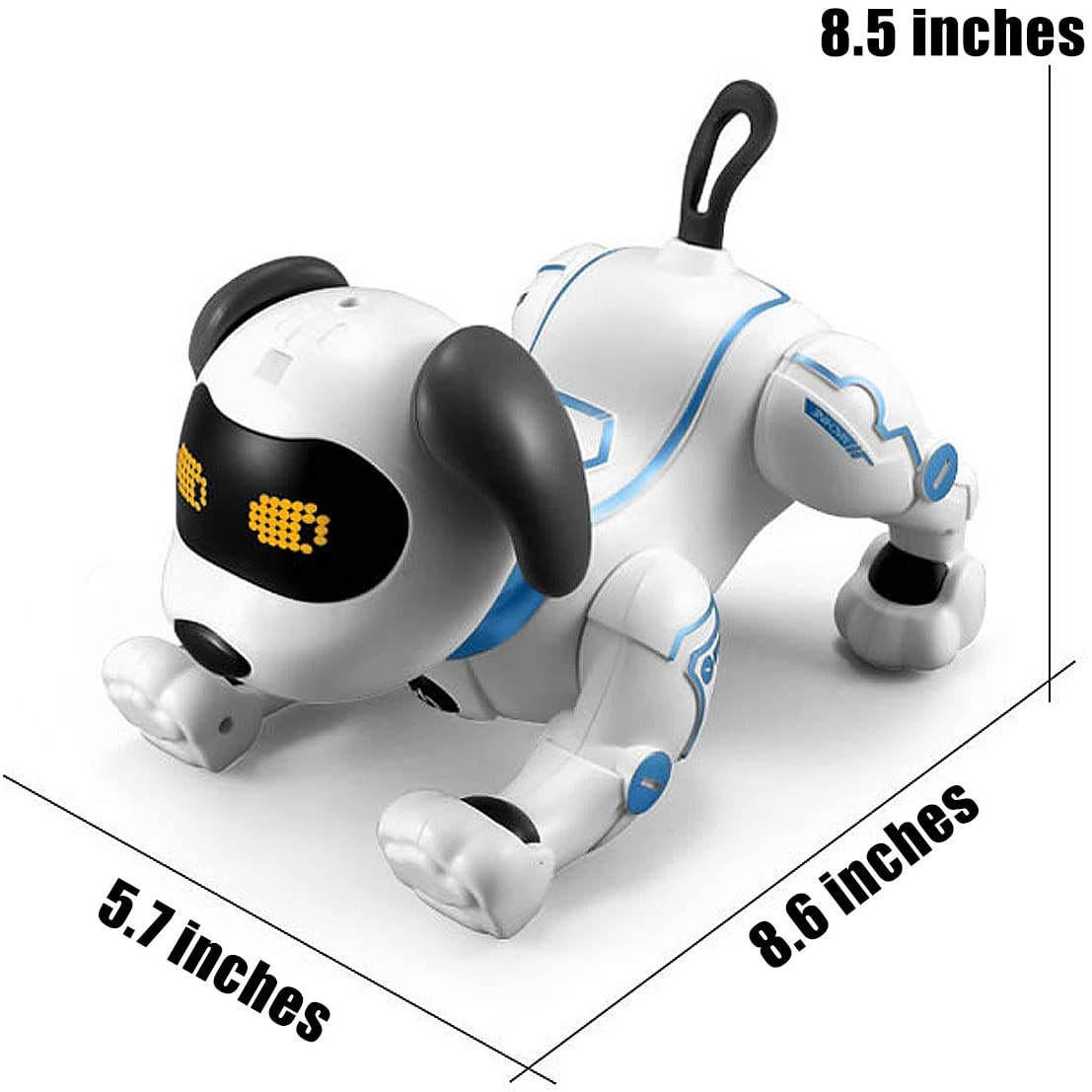 Fisca Remote Control Dog, RC Robotic Stunt Puppy Toys Handstand Push-Up ...