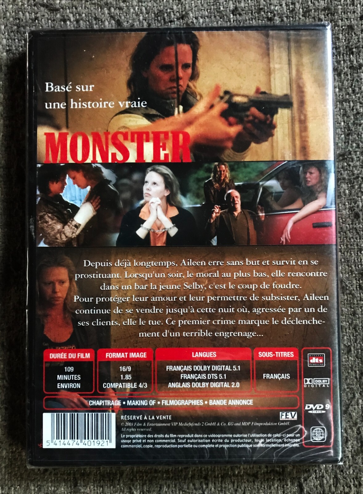 Monster (avec Charlize Theron, Christina Ricci, Bruce Dern) DVD | eBay