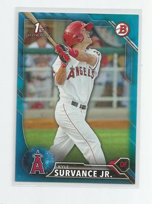 2016 Bowman KYLE SURVANCE JR. Blue 013/150 | eBay