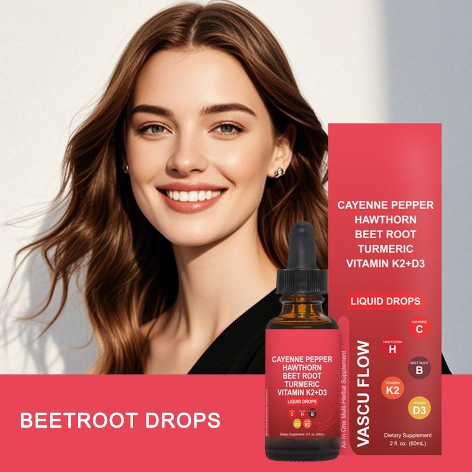 1* Cayenne Pepper Hawthorn Beet Root Turmeric Vitamin K2+D3 Liquid ...