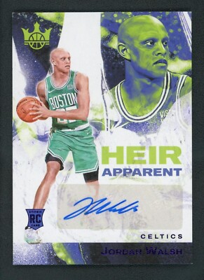 2023-24 JORDAN WALSH 26/49 AUTO PANINI COURT KINGS HEIR APPARENT RC ...
