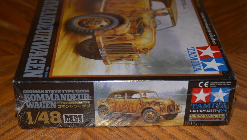 new sealed TAMIYA 32553 WWII German Steyr 1500A Commander Car 1:48 ...