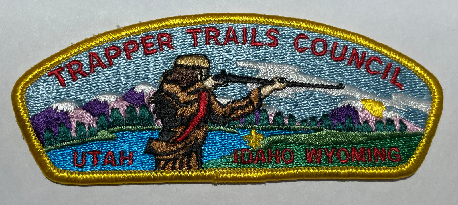 Trapper Trails Council Strip CSP Gold Boy Scout XJ5 | eBay