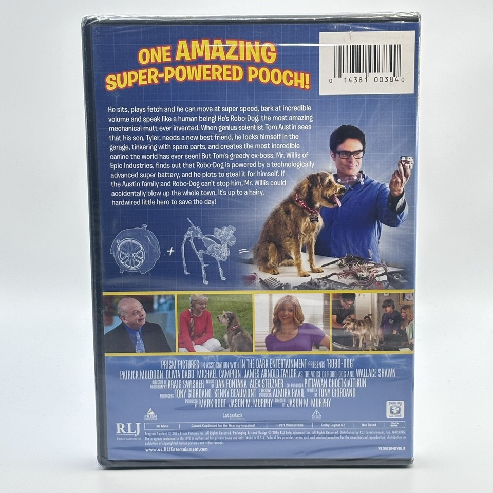 Robo-Dog DVD Stepping Stones Entertainment Patrick Muldoon Olivia D'abo ...