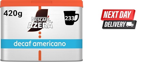 NESCAFÉ Azera Americano Decaf Instant Coffee 420G Tin 313051675647 ...