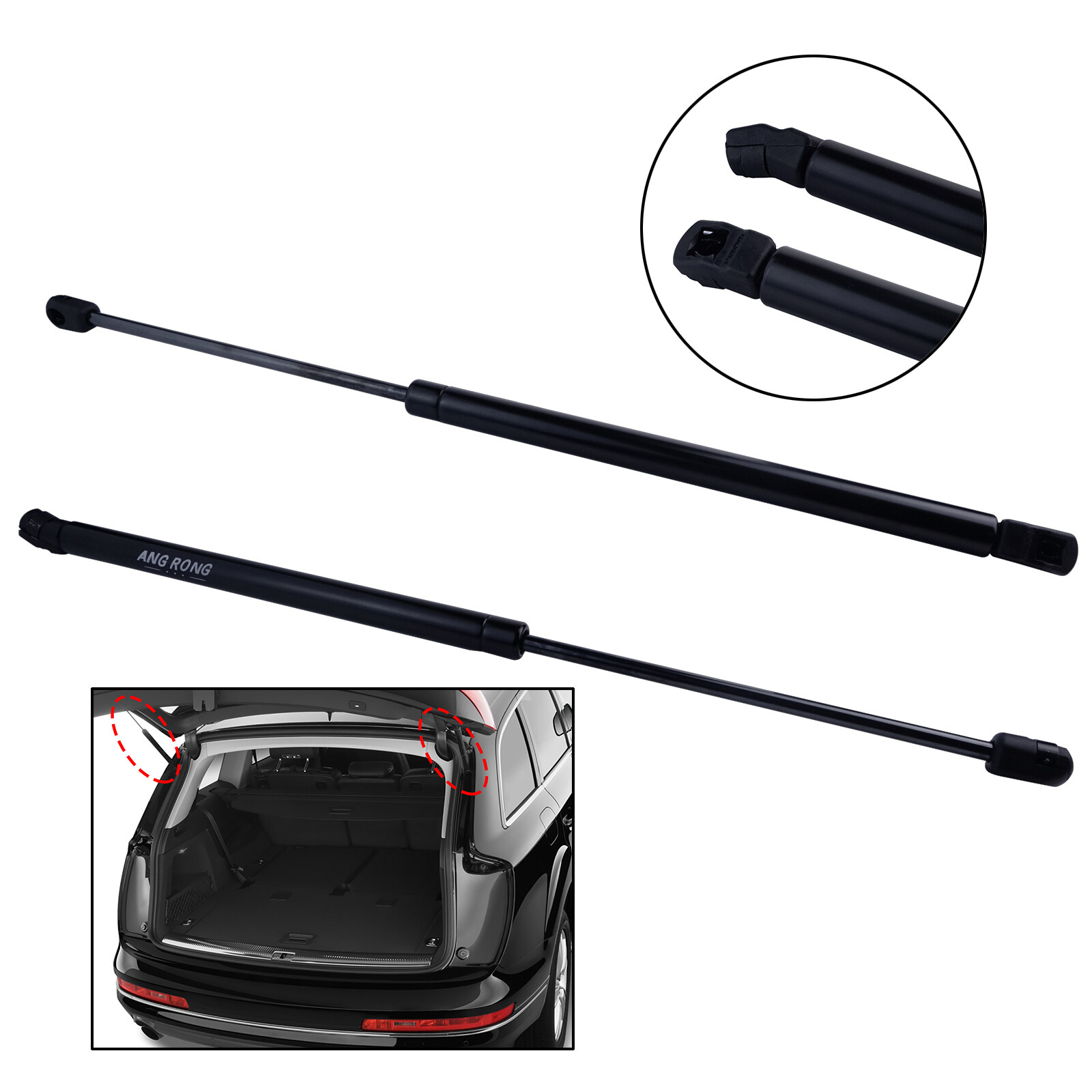 For Audi Q7 4L Rear Tailgate Boot Trunk Gas Support Struts Lifter 525N ...