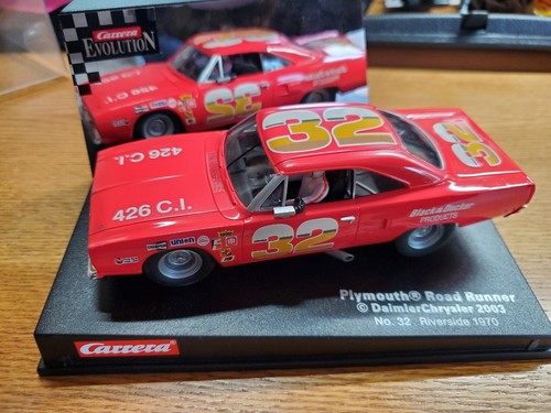 Carrera Evolution Riverside 1970 Plymouth Road Runner #32 1:32 Scale ...