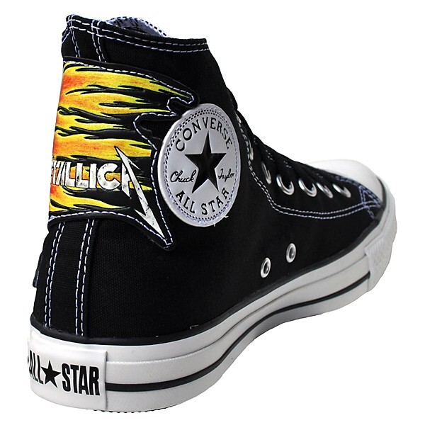 Converse EU 38 UK 5.5 Chucks METALLICA SKULL THRASH METAL Music Edition ...