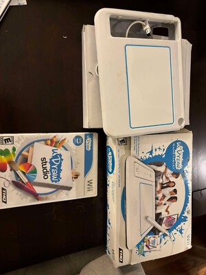 Wii uDraw GameTablet - White - Game Tablet w/ Draw Studio Disc in ...