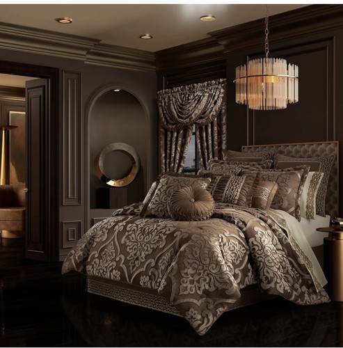 NIP J. Queen New York Surano Copper Queen Comforter Set 4 Pc | eBay