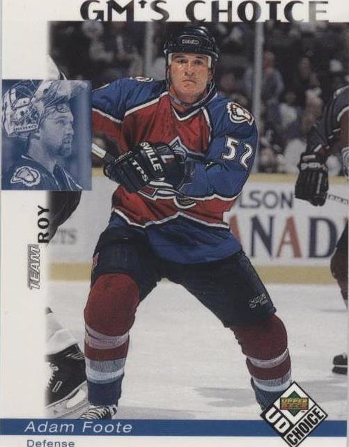 1998-99 Upper Deck UD Choice - GM's Choice Adam Foote #228 for sale ...