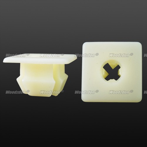 100 Universal Nylon Nut #8 #10 Screw Size Grommet Clip Retainer Fits 21 ...