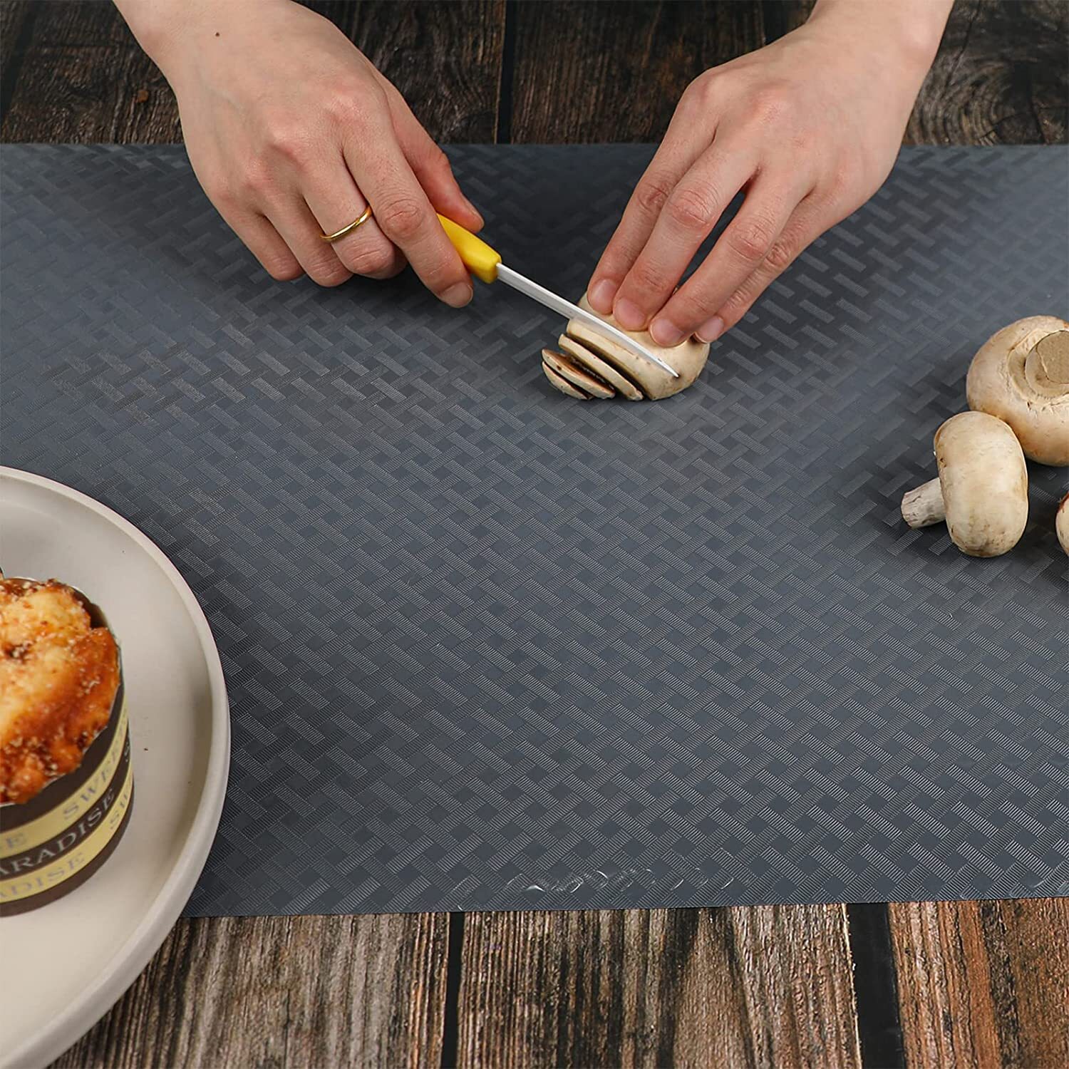 6m Non-Slip Draw Mat Shelf Liner Cabinet Storage Pad Kitchen Cupboard ...