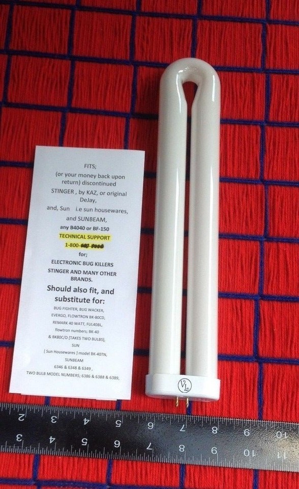 B4045-4N KAZ 40w Stinger BUG ZAPPER UV40 light BULB B4040 replacement ...