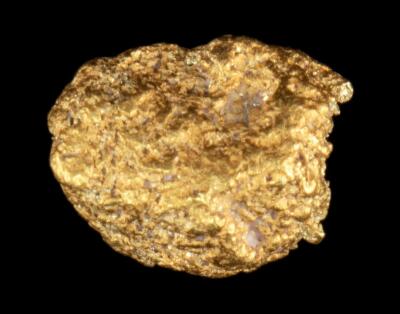 Genuine Calif. Alaska Natural Sponge Gold Nugget 2.39gr 12.35mm x 9 ...