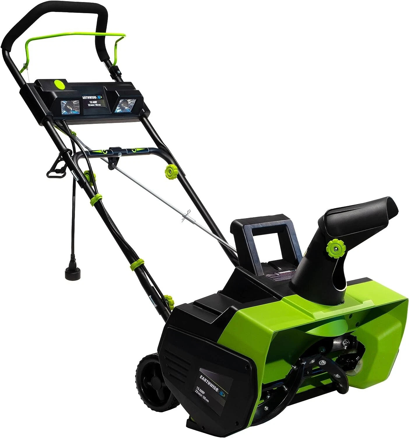 EARTHWISE SNOW THROWER SN75022 22" ELECTRIC CORDED 15 AMP SNOW BLOWER ...