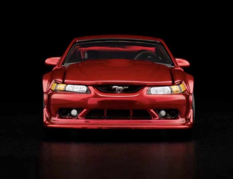 Hot Wheels 2025 RLC Exclusive 2000 Ford Mustang SVT Cobra R Bright Red ...