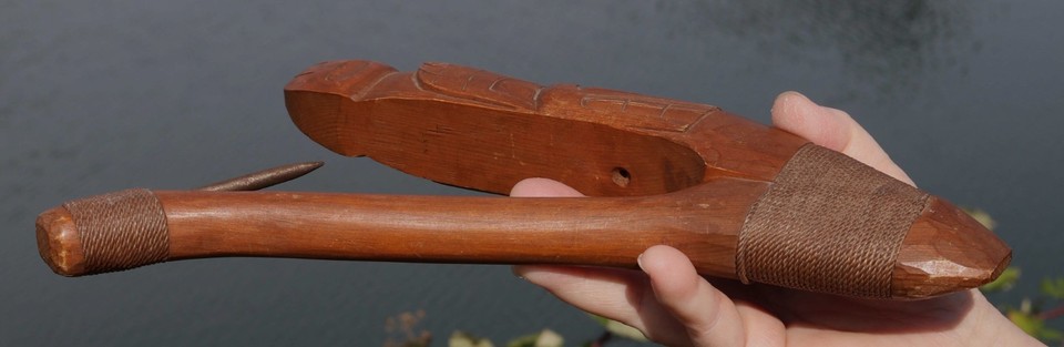 Fine Old Northwest Coast Tlingit Halibut Hook by Artist Jenny Lyn Smith ...