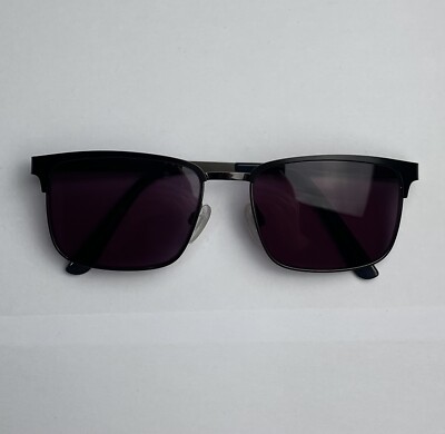 Specsavers Eyeglasses Glasses Frames Black Square Full Rim Isaac 55-17 ...