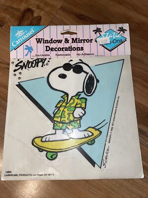 Vintage 1971 Snoopy Static Stick-Ons | eBay