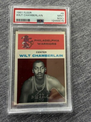 1961 Fleer Wilt Chamberlain rookie psa 9 oc - Rare super high grade! | eBay