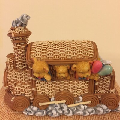 Teddy Express Ornament. New Still In Box. Train With 5 Little Teddies ...