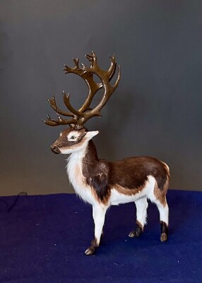 Byers' Choice 12" Caribou Christmas Figurine w/ Antlers Reindeer Buck ...
