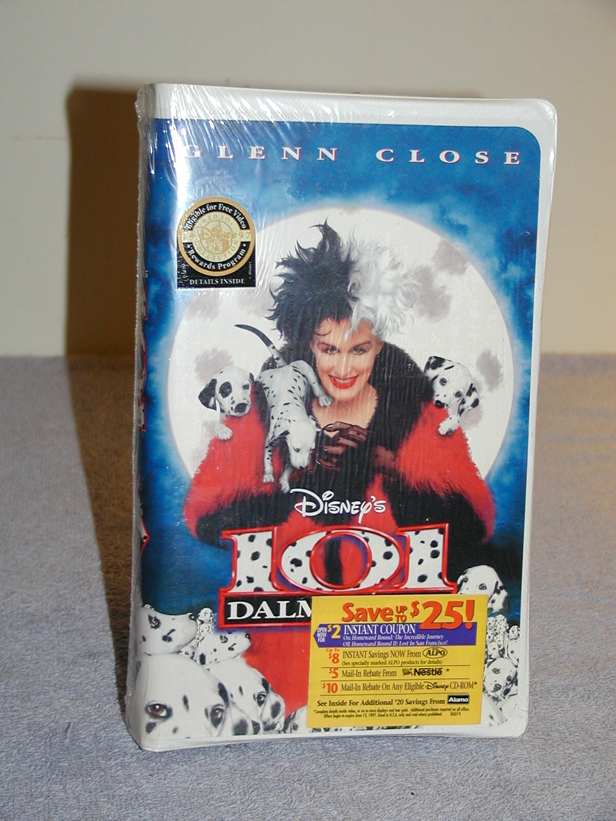 Vintage Disney 101 Dalmatians Live Action VHS Video Movie 1997 New ...