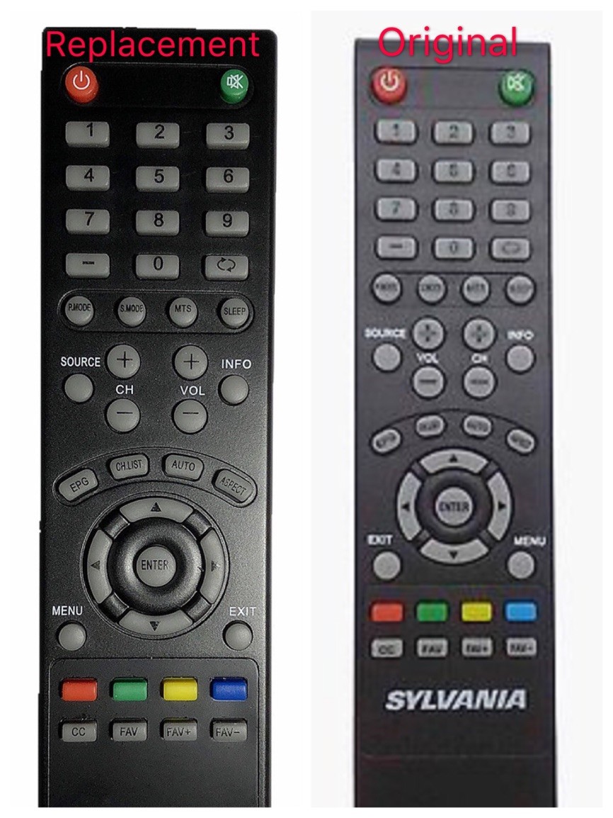 New Replaced SYLVANIA Remote Control for Sylvania LED LCD Smart TV | eBay