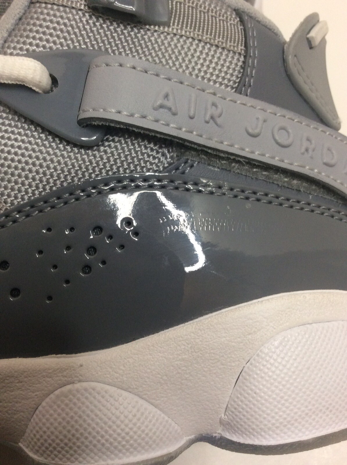 Nike Air Jordan 6 Rings Cool Grey White Shoes 323419-015 Size 4.5Y ...