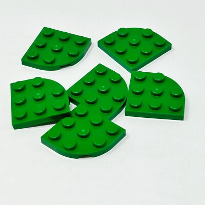 30357 LEGO Parts Plate Round Corner 3x3 GREEN (6) | eBay
