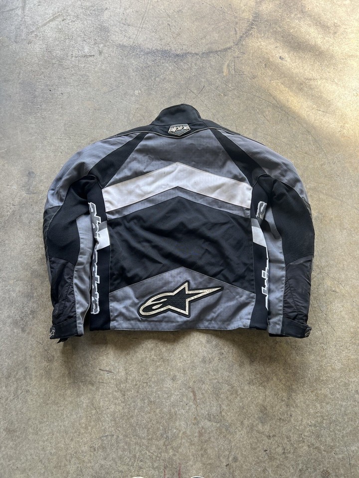 Alpinestars Waterproof Dirt/Street Bike Riding Jacket Black/White Men’s ...