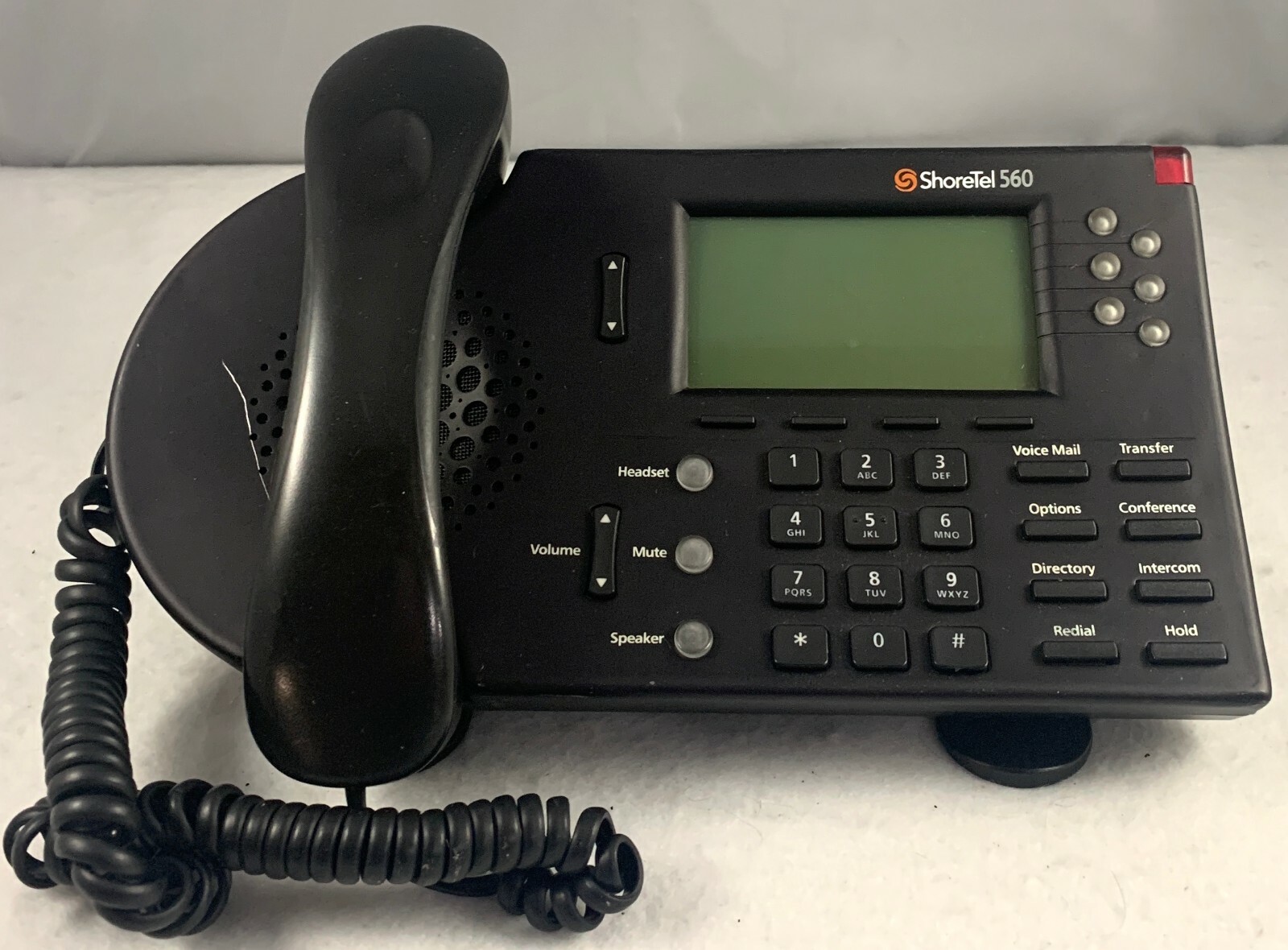 ShoreTel 560 Business Phone System 6 Line Set w/ Handset Main Unit Base ...