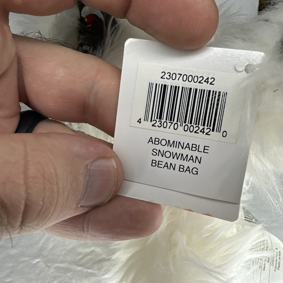 Vintage Disney Store Matterhorn 7" Abominable Snowman Bean Plush ...