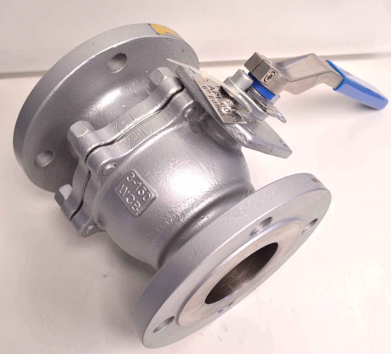 ANIX 3" inch Flanged Ball Valve 150# API 607 FireSafe CS Carbon Cast ...