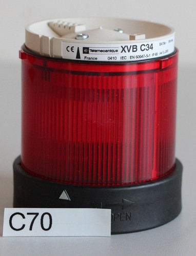 Telemecanique Signalleuchte Rot XVB C34 (C70-R34) | eBay