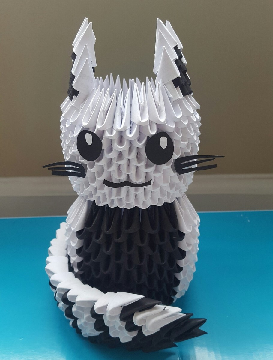 3d Origami Kitty