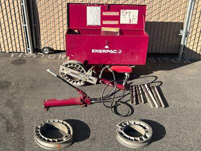 Enerpac Mini Eegor Conduit Bender-Bends 3 Types-2 Stage Hydraulic Pump ...
