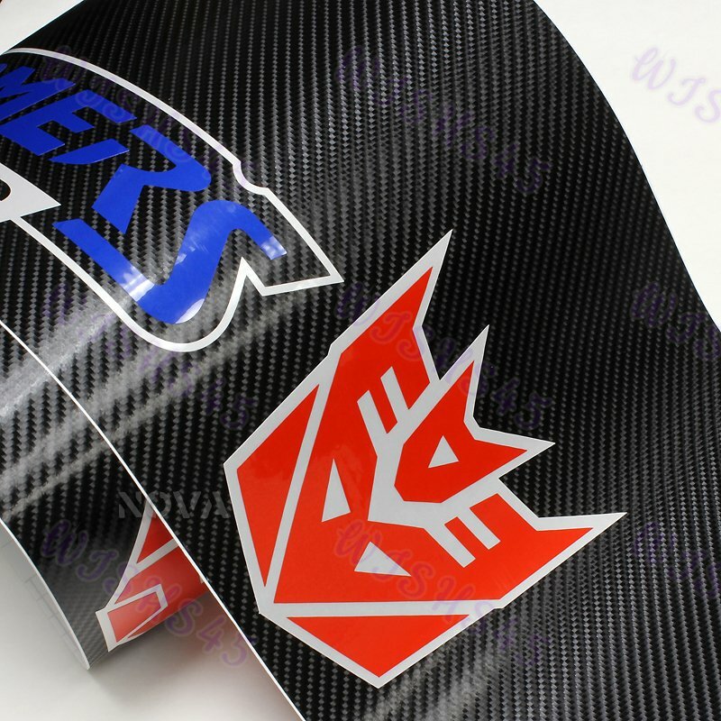 Windshield Carbon Fiber Vinyl Banner 53" TRANSFORMERS Car Window Decal ...