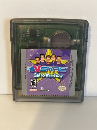 Authentic NSYNC Get to the Show (Nintendo Game Boy Color, 2001 ...