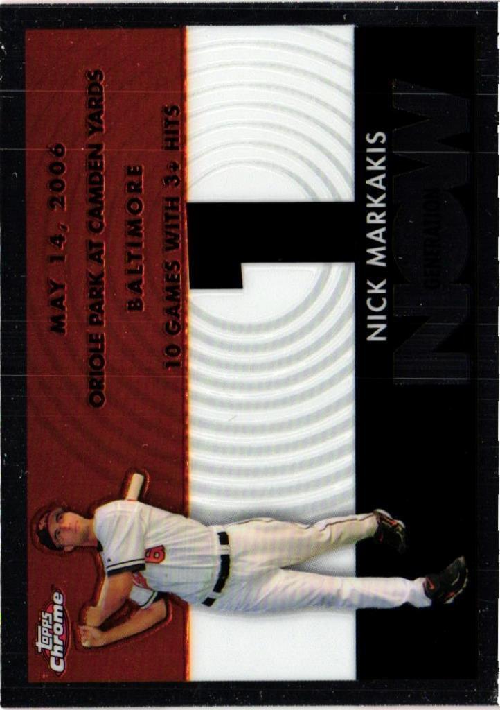 NICK MARKAKIS CARD #GN350 $1 Items MUST Buy 2 to Qualify B19R4S38P21 | eBay