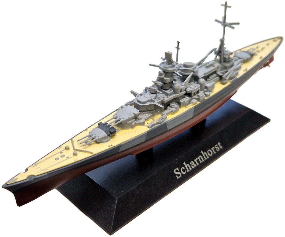 Scharnhorst Battle Cruiser, 1939 Detailed 1:1250 Scale Diecast and ...