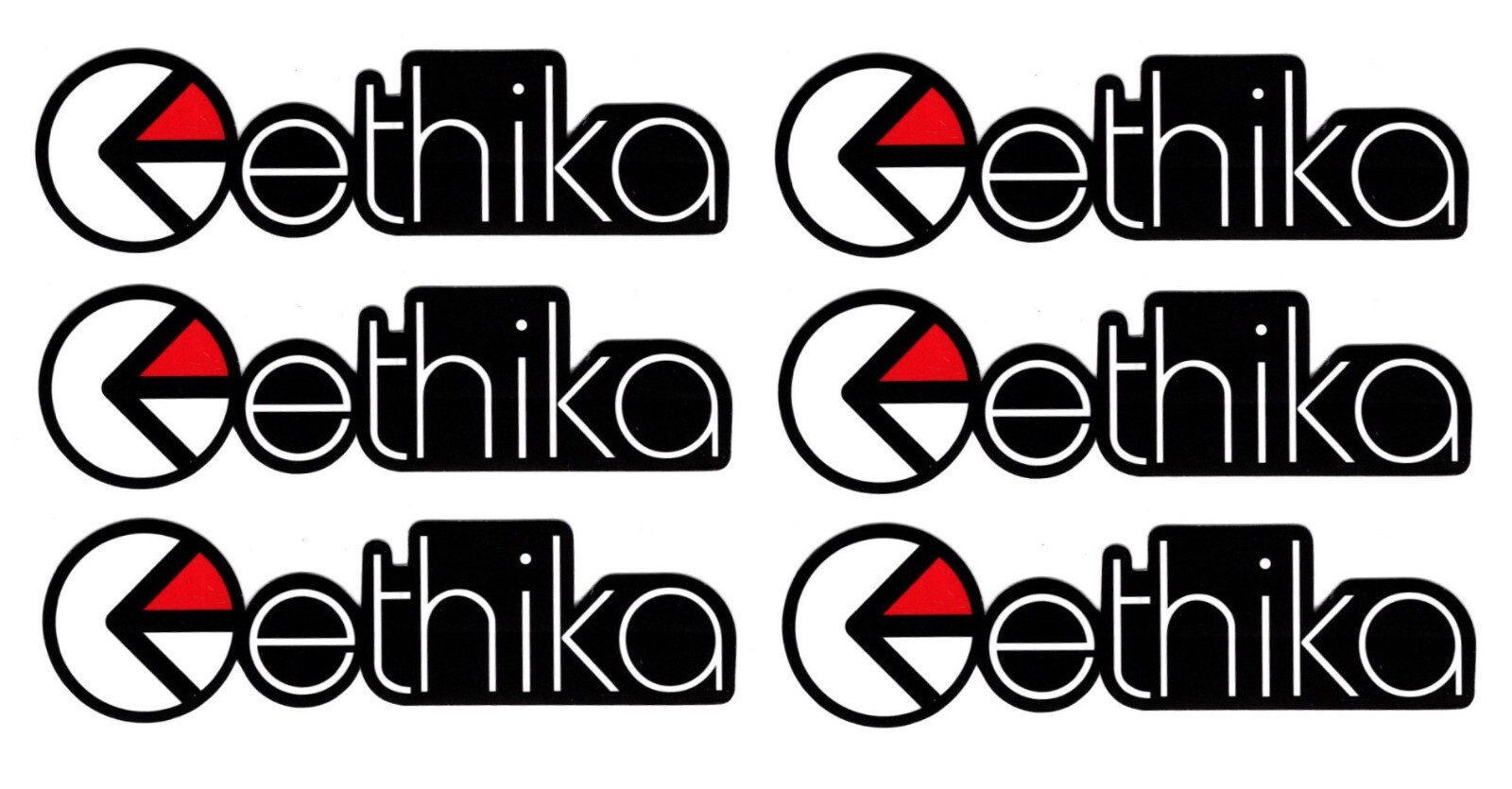 Ethika Stickers - Lot of 6 | 3.5 inch length | eBay