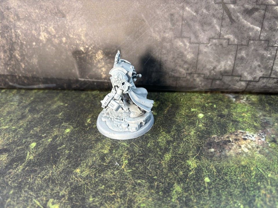 Warhammer 40k Leviathan Captain In Terminator Armor Primed White (#1069 ...
