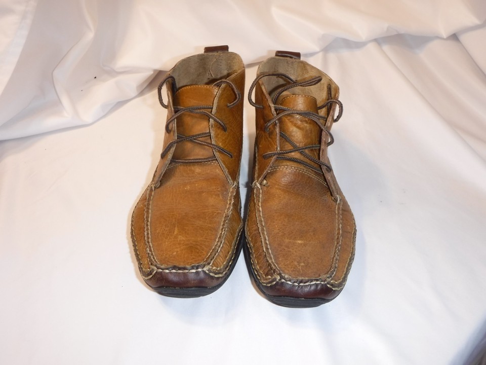 LL Bean Jackman Ranger Moc Chukka Leather Handsewn Ankle Boot Shoes Men ...