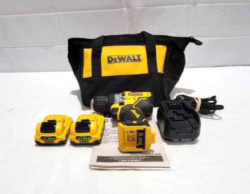 DeWalt DCD701 12V Brushless Drill Driver With Batteries, Charger and ...