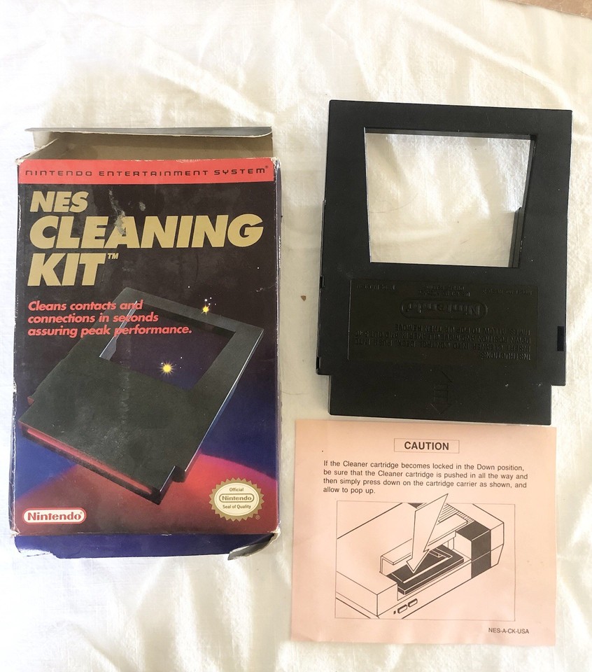Lot Of Nintendo NES Game Cleaning Kit, Instructions Booklets, Inserts ...